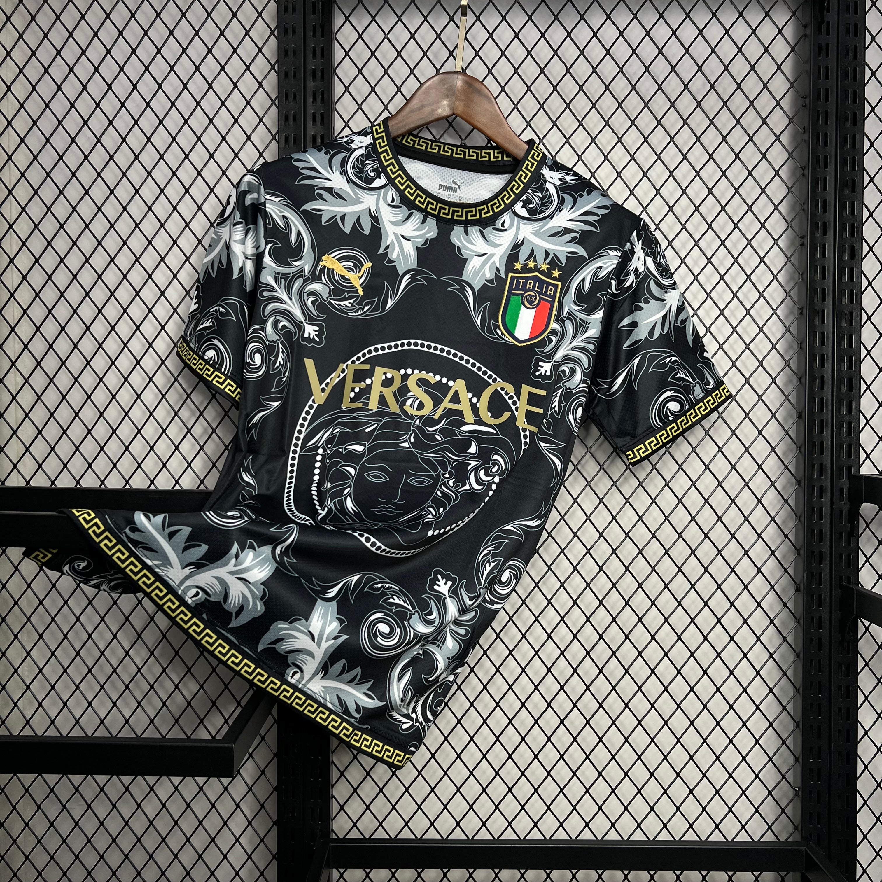 ON REQUEST ITALY VERSACE BLACK EDITION 2023/24 FAN VERSION – SOCCER STORE